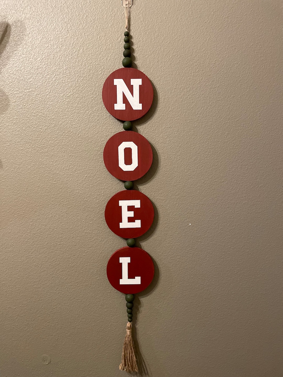 NOEL Wall Christmas Decor NOEL Rustic Christmas Small Space - Etsy