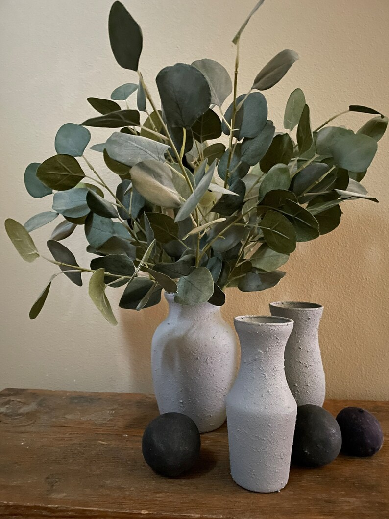 Clay Effect Vases, Vase Sets, Clay Vase, Farmhouse Decor, Contemporary ...