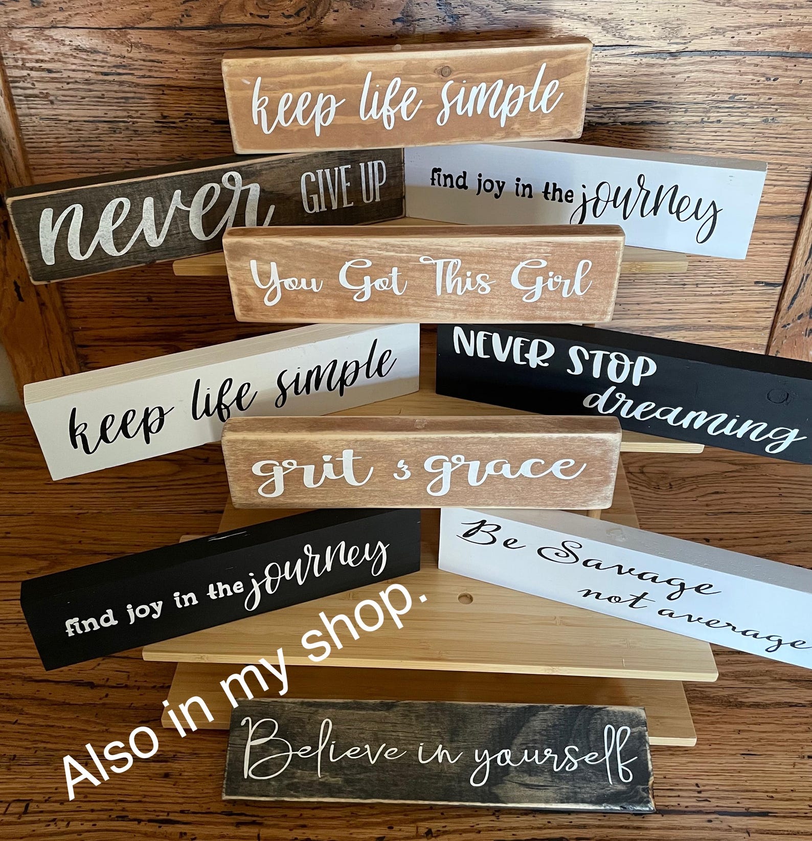 Mini Wood Sign, Empowering, Motivational Decor, Positivity Sign ...