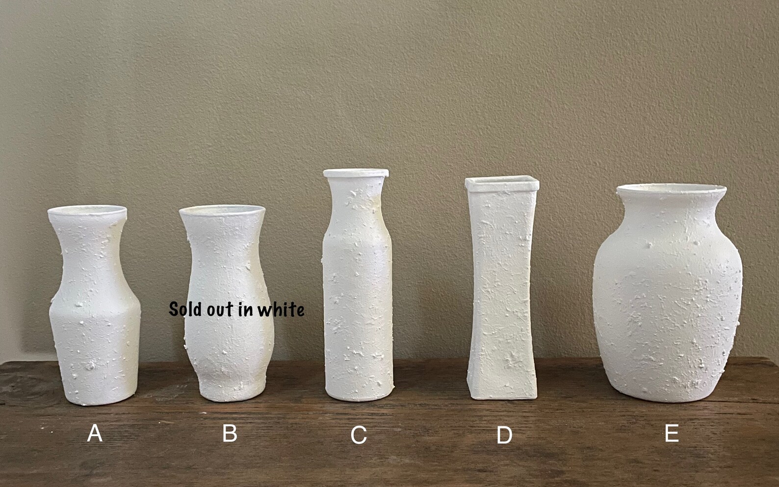 Clay Effect Vases, Vase Sets, Clay Vase, Farmhouse Decor, Contemporary ...