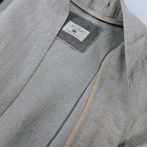 Unisex European Linen Kimono Jacket, Soft Washed Midweight Cover-up - Etsy