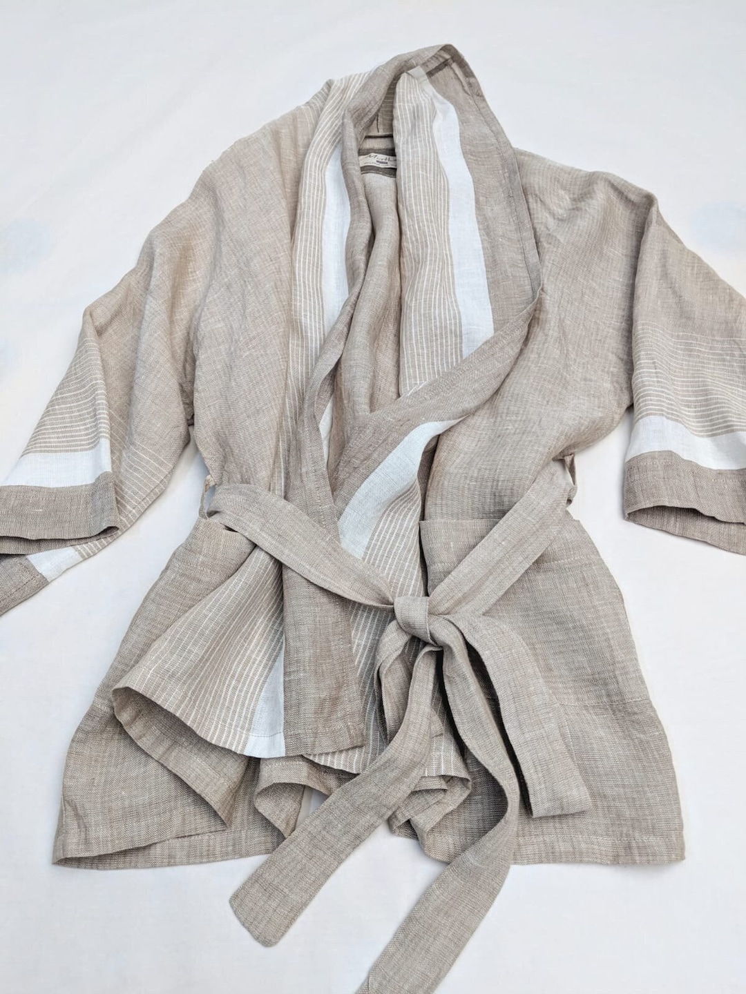 Luxurious Linen Cardigan/cover-up, Oversized Soft Textured Linen Jacket ...