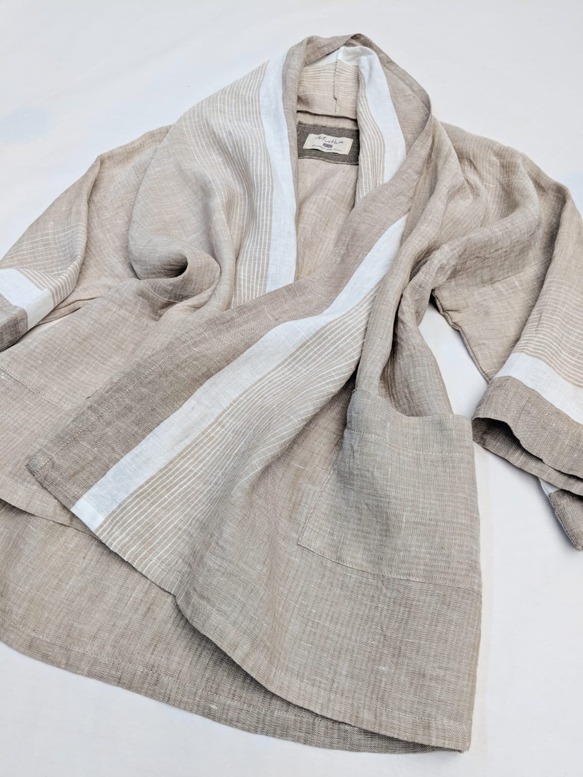 Luxurious Linen Cardigan/cover-up, Oversized Soft Textured Linen Jacket ...