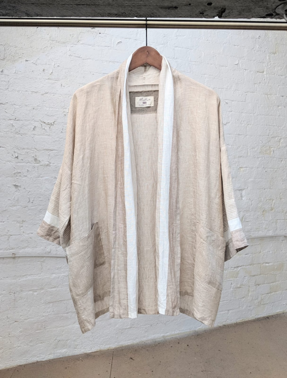 Luxurious Linen Cardigan/cover-up, Oversized Soft Textured Linen Jacket ...