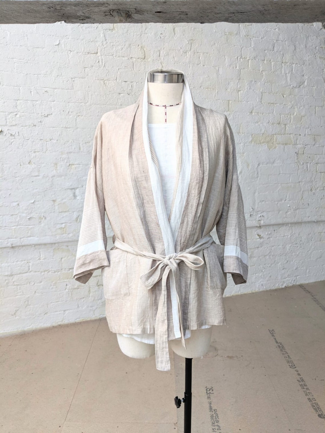 Luxurious Linen Cardigan/cover-up, Oversized Soft Textured Linen Jacket ...