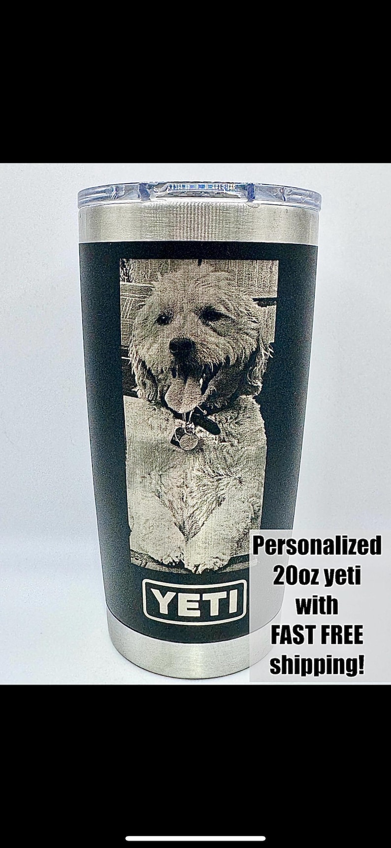 Custom YETI Tumbler, Personalized Engraved Photo, Keepsake Cup, Father ...