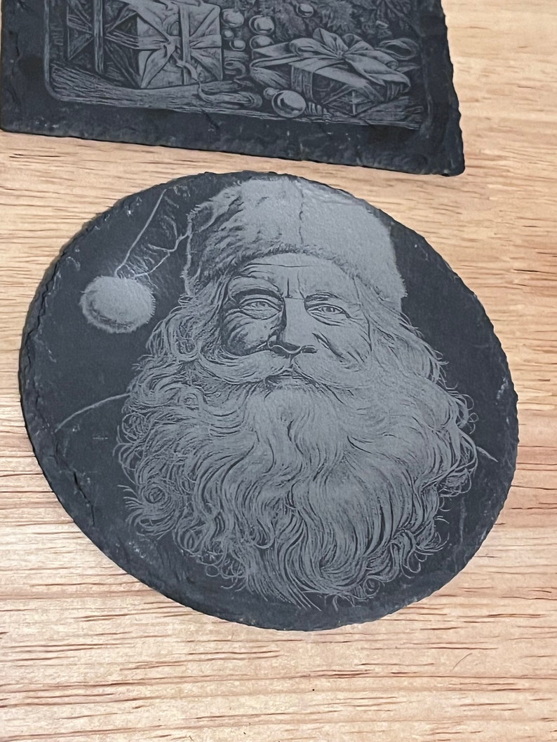 Beautiful Laser Engraved Slate Coaster - Etsy