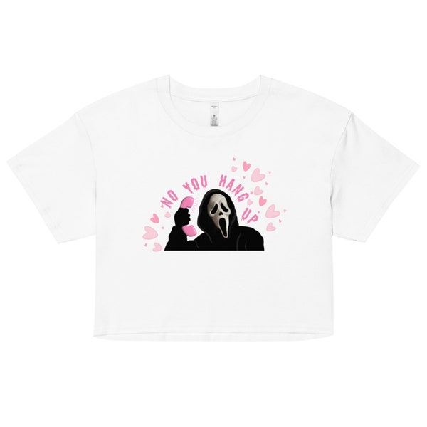Ghostface Crop Top - Etsy