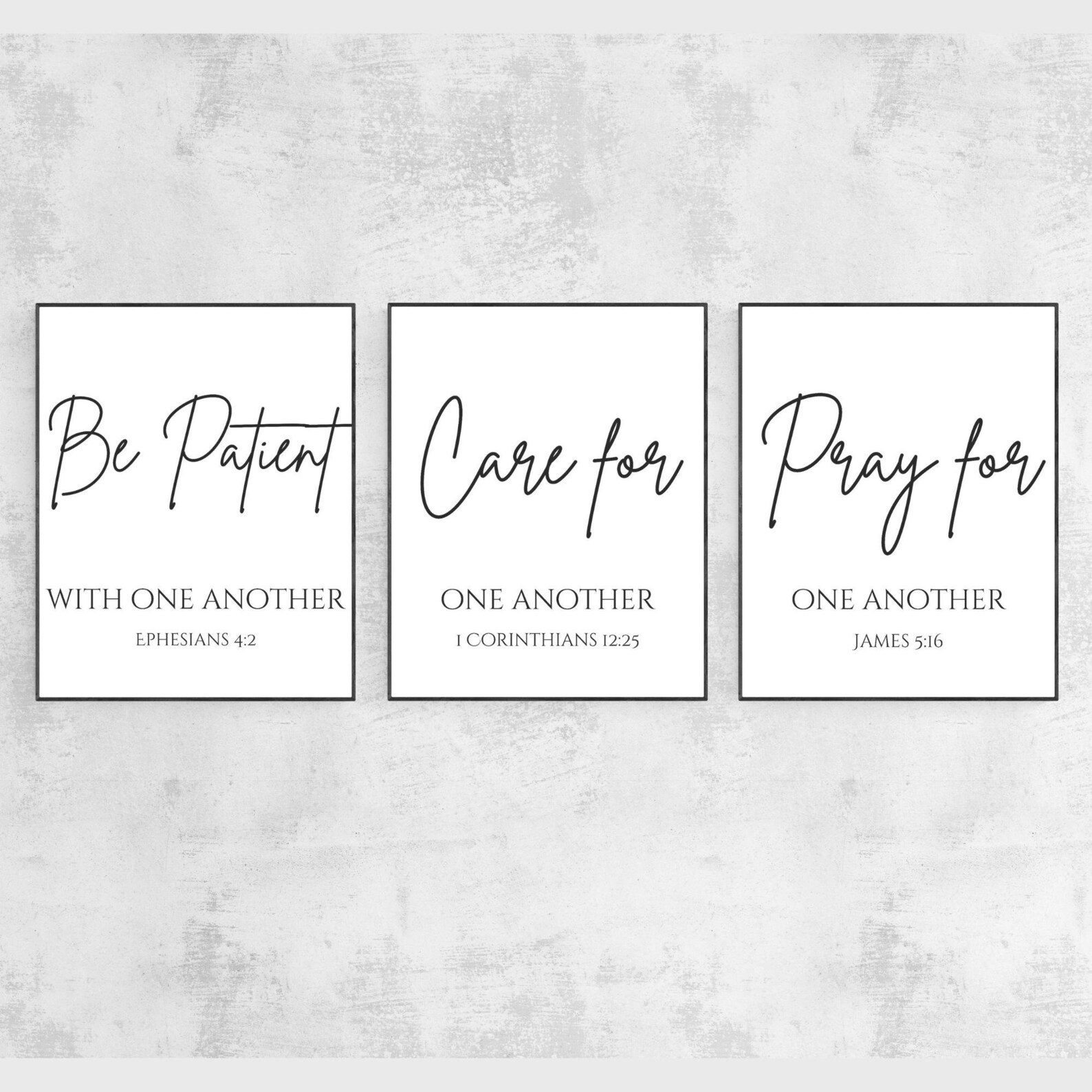 Set of 9 'one Another' Bible Verse | Instant Download | Printable ...