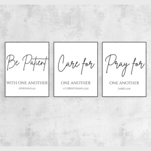Set of 9 'one Another' Bible Verse | Instant Download | Printable ...