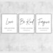 Set of 9 'one Another' Bible Verse Instant Download Printable Wall Art ...