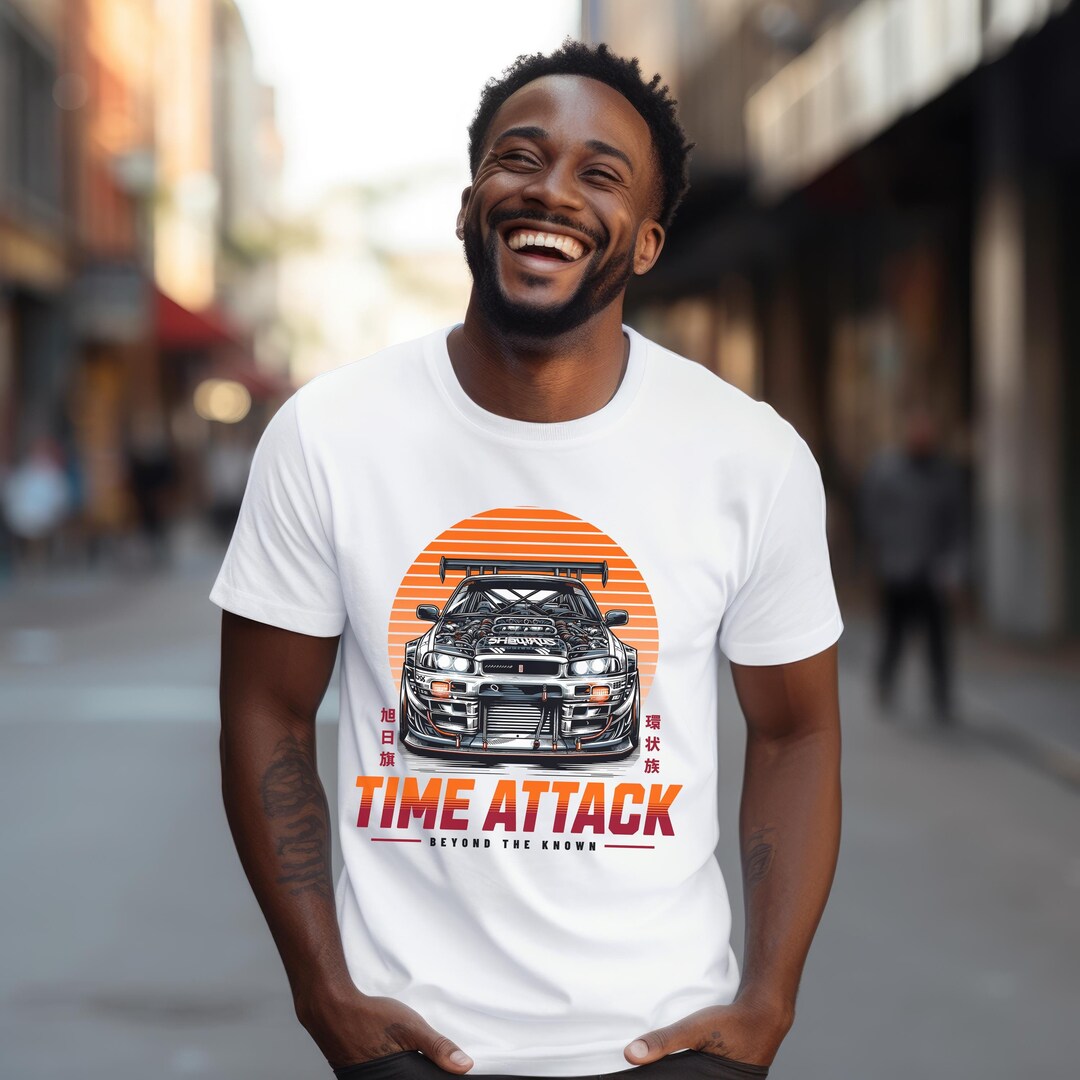 Time Attack Racecar Graphic T-shirt, Motorsports Tee - Etsy