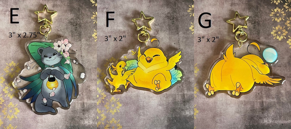 Final Fantasy XIV Keychains - Etsy