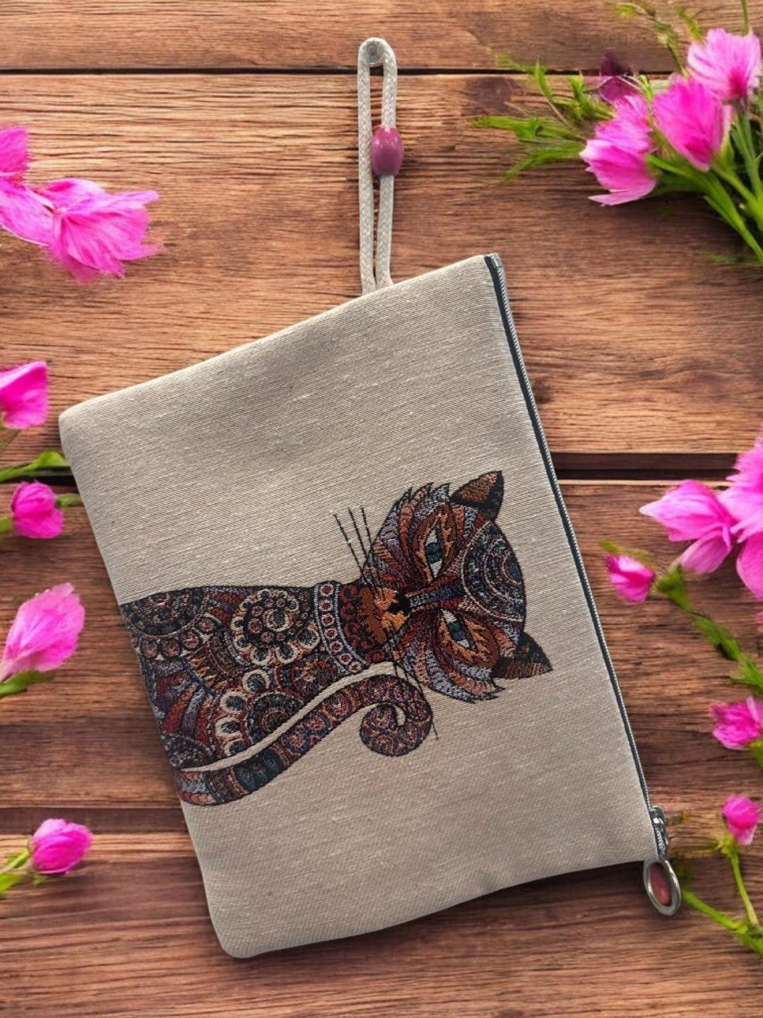 Authentic Tapestry Cat Pattern Bag - Etsy