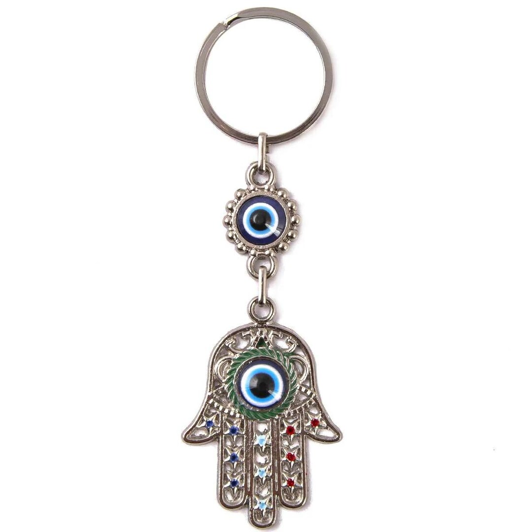 Evil Eye Good Luck Charm Keychains - Etsy