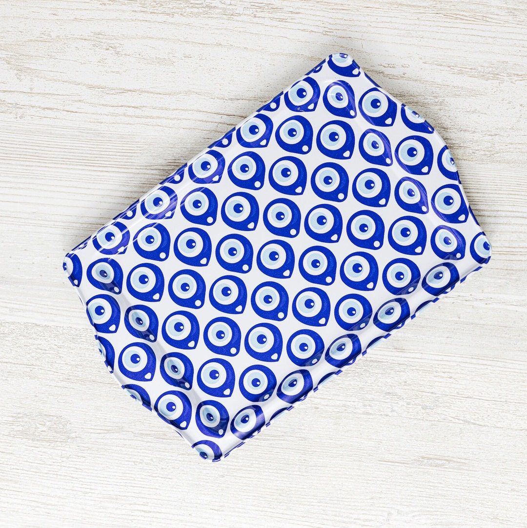 Tea Coffee Trays / Turkish, Mediterranean, Gift for Her, Evil Eye Tray ...