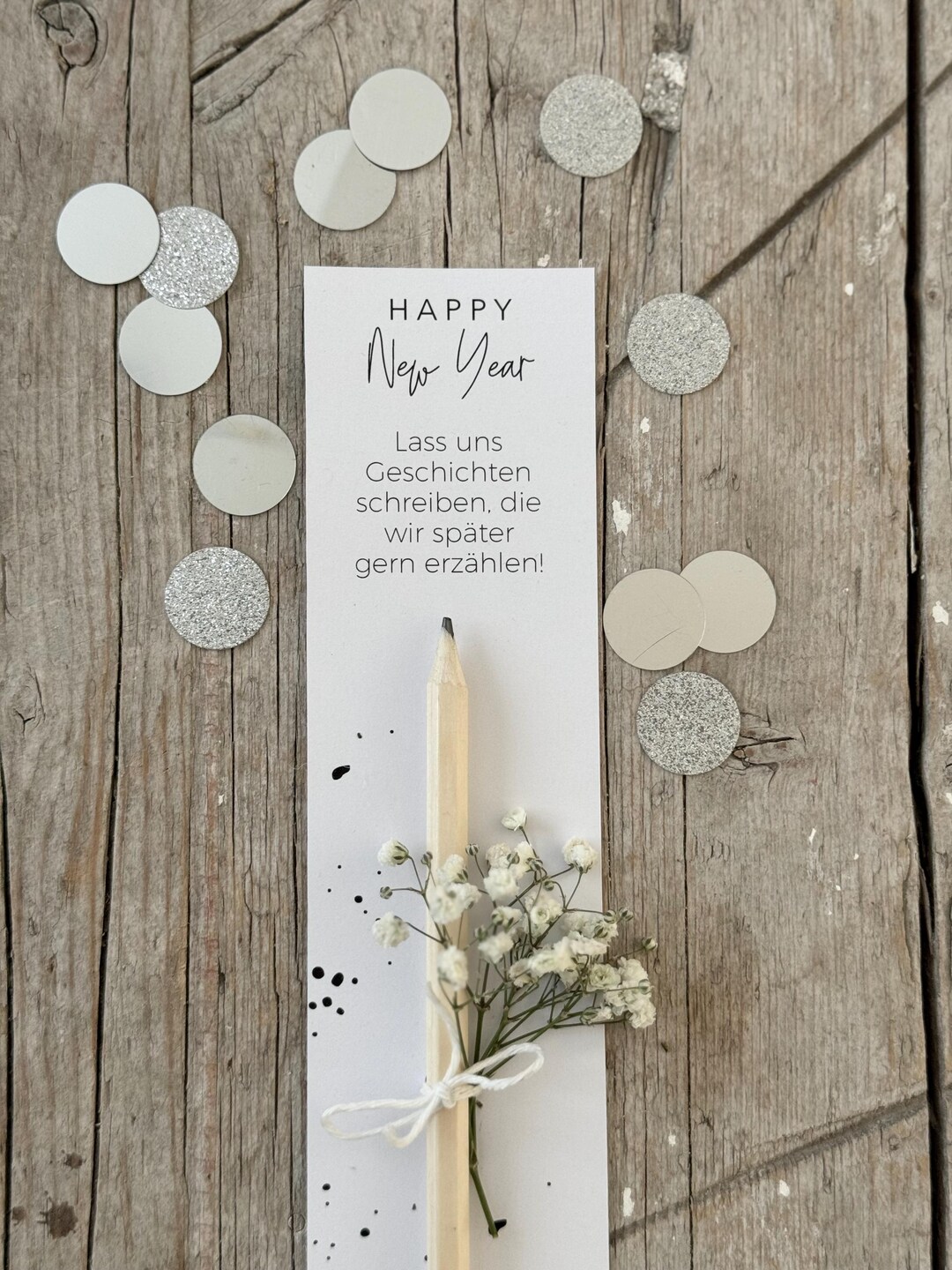 Download PDF Print Template "write Stories" New Year New Year's Gift ...