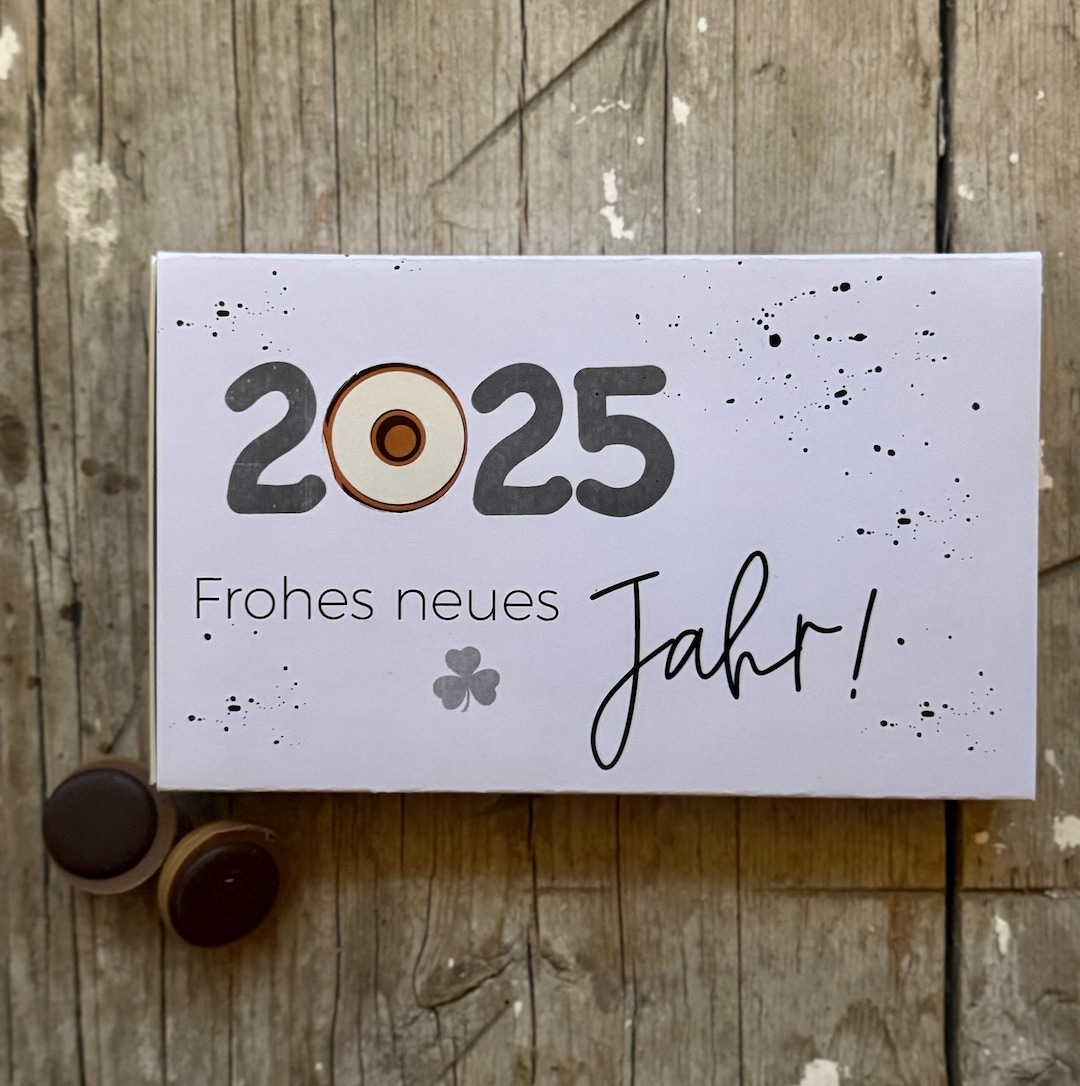 Download Pdf Print Template Toffifee Banderole New Year's Eve Chocolate ...