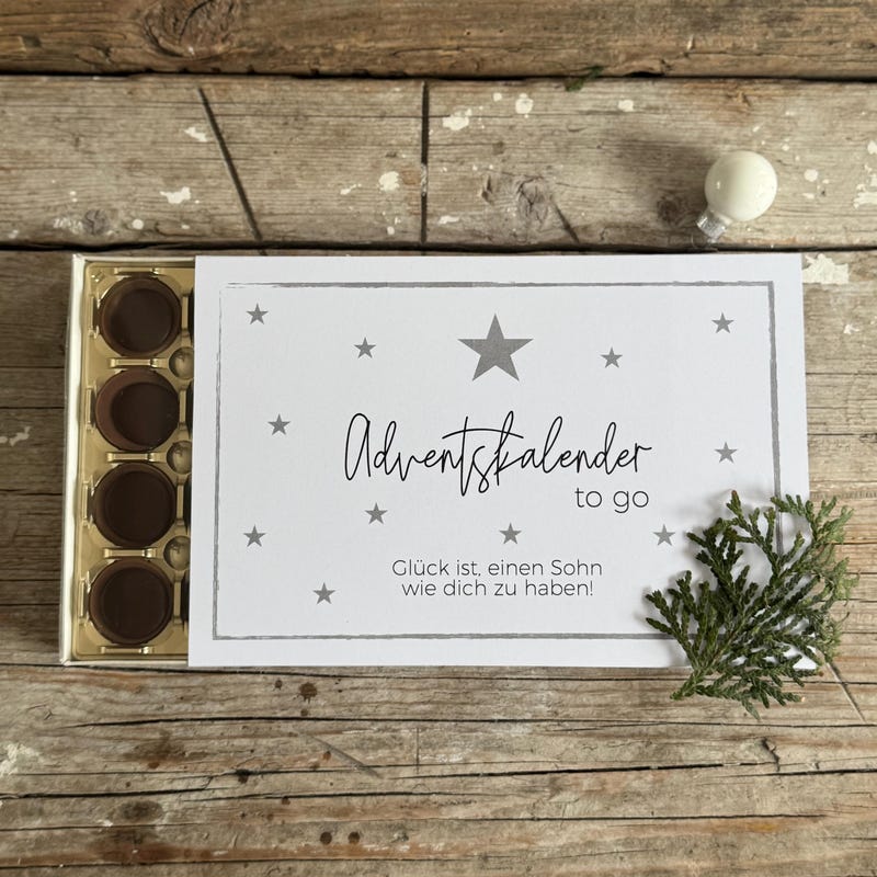 Druckvorlage toffifee adventskalender - Etsy.de