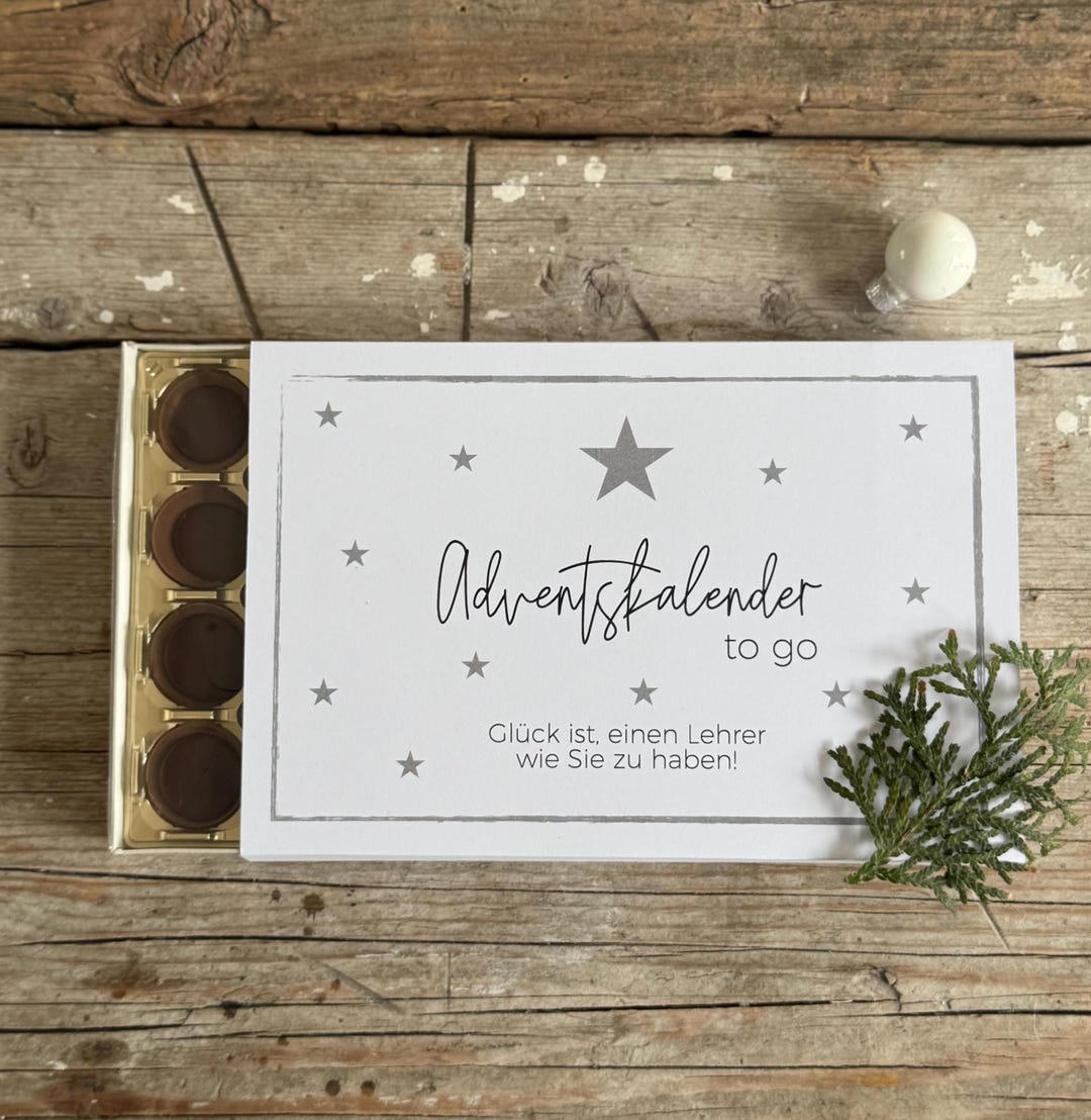 Download Pdf Print Template Toffifee Banderole Advent Calendar ...
