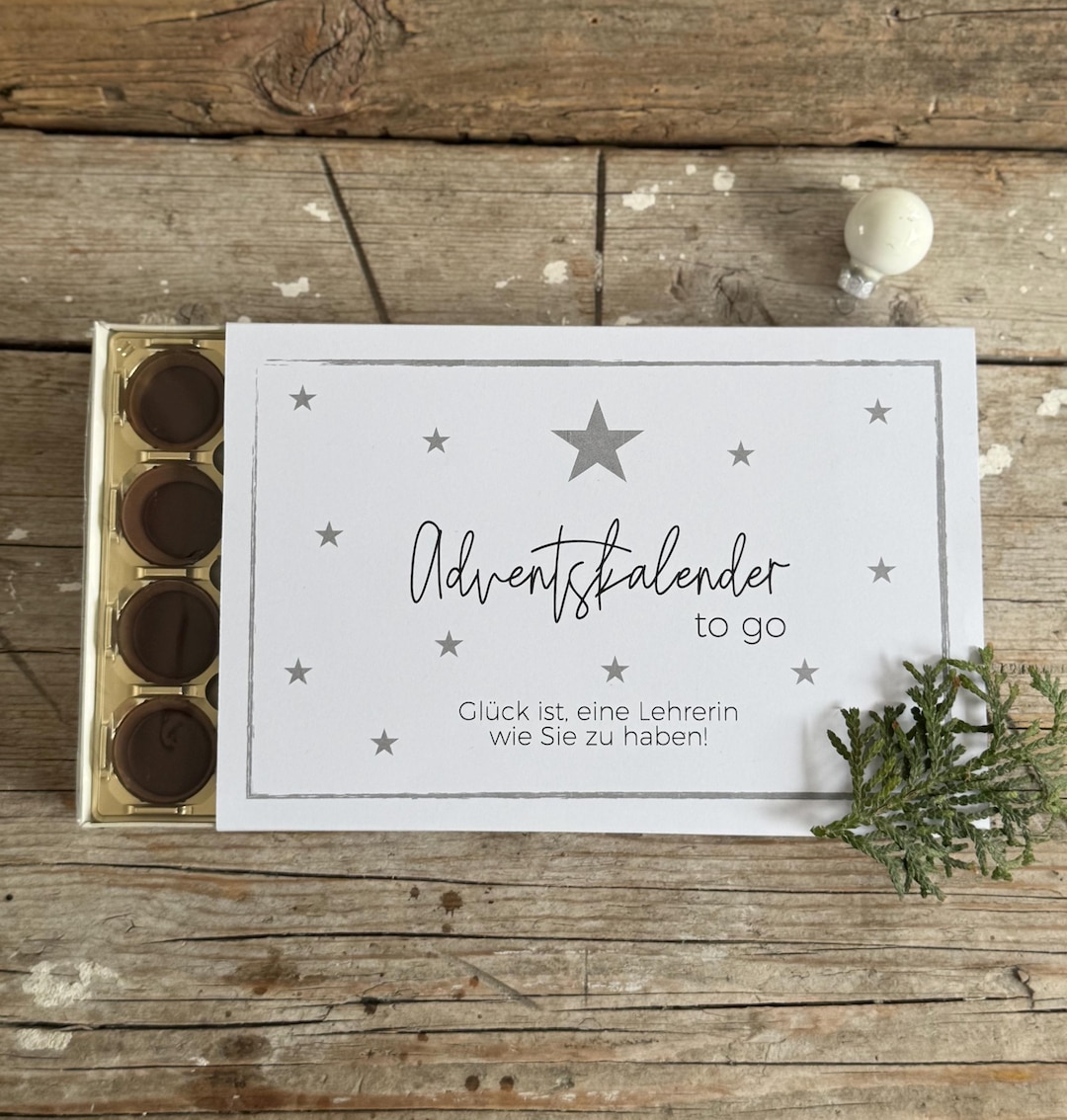 Download Pdf Print Template Toffifee Banderole Advent Calendar ...