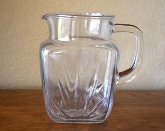 Star Glass Pitcher - Etsy