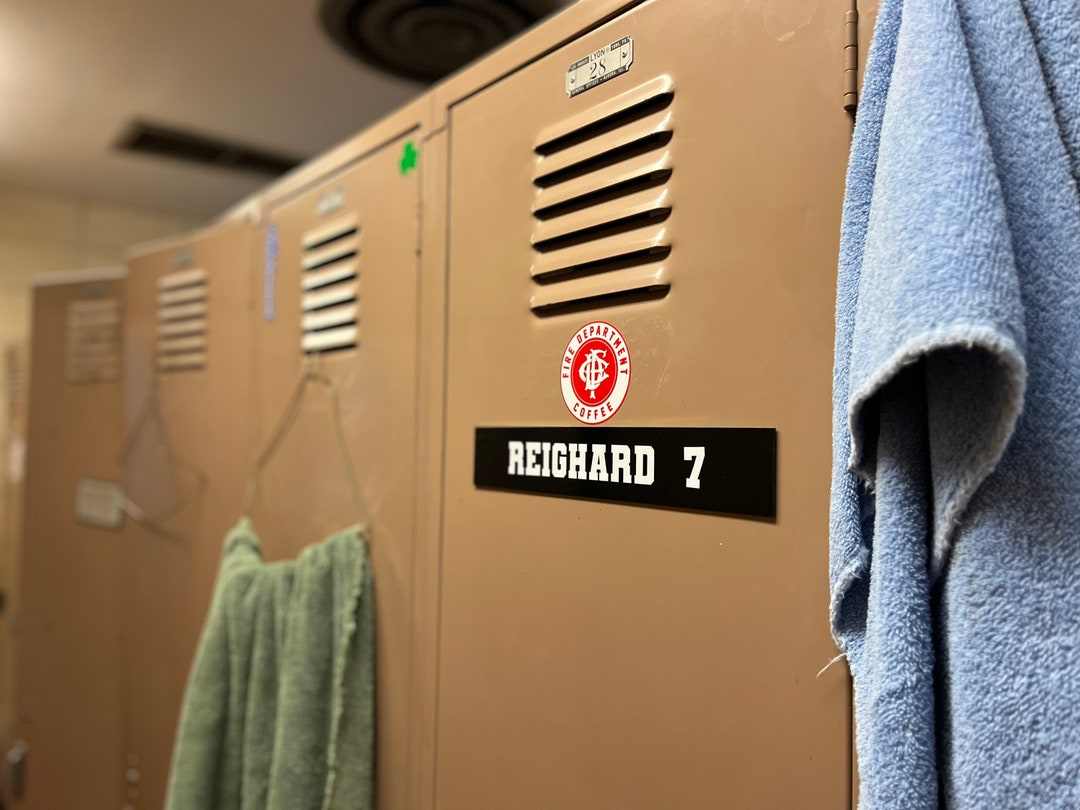 Firefighter Custom Aluminum Locker Name Tag / Nameplate - Etsy