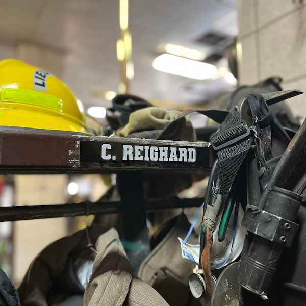 Firefighter Name Tag - Etsy