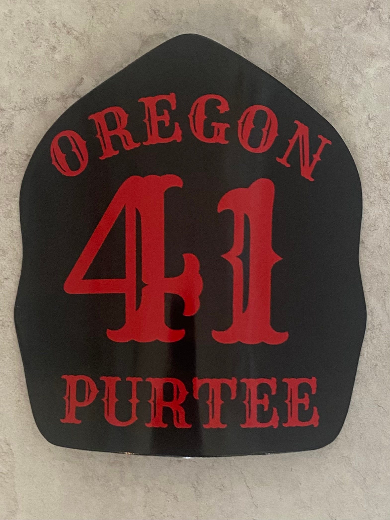 Firefighter Custom 6.25” Metal Fire Shield / Fire Front - Etsy
