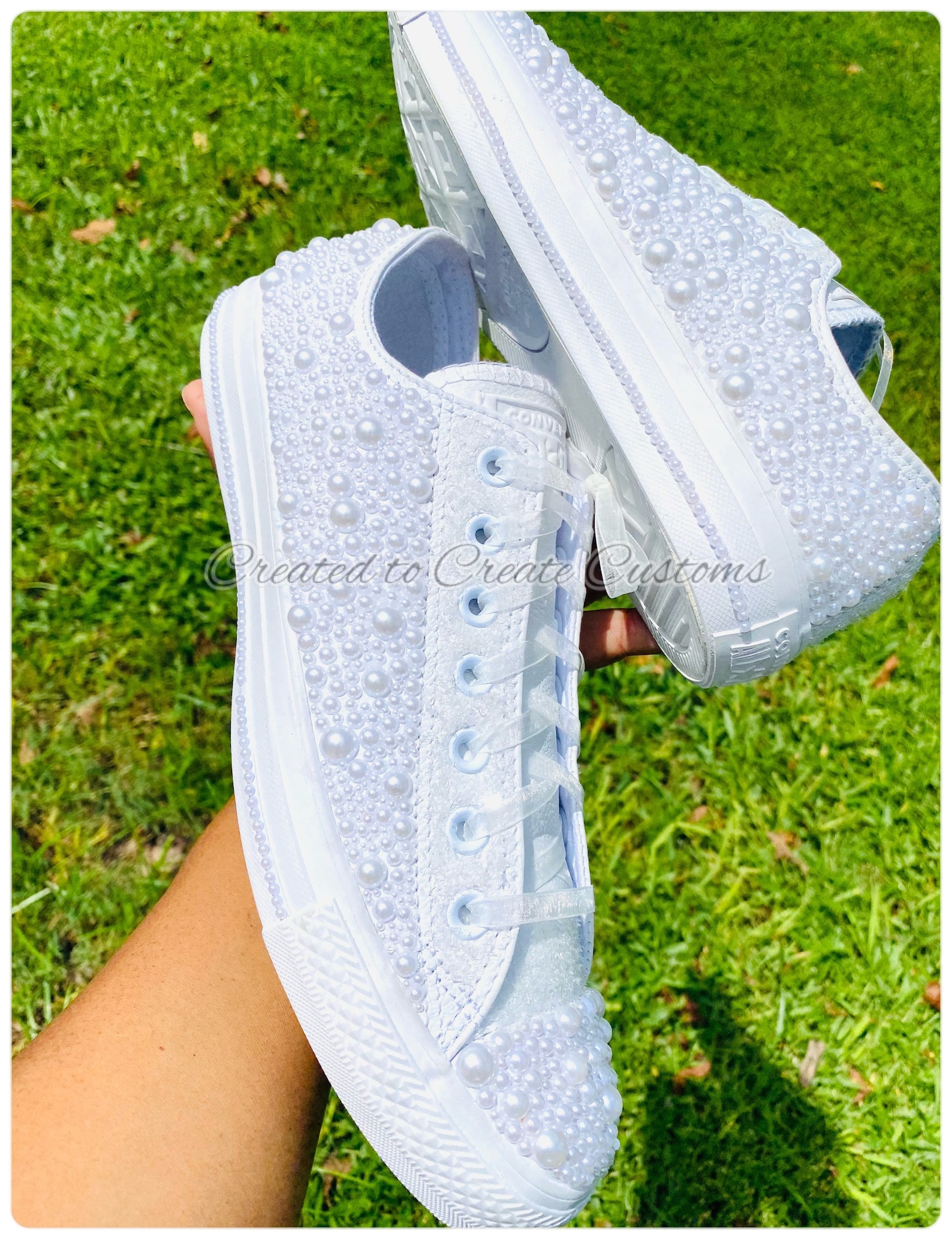 Custom Blinged Chucks by C2CC - Etsy