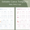 Editable Baby Schedule Template: Printable Infant Routine (PDF) - Etsy