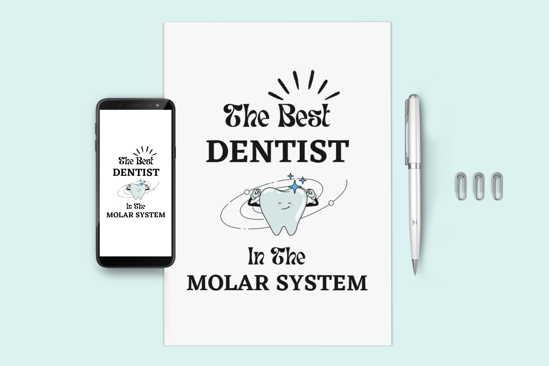 Best Dentist Molar System Digital Photo Illustration, Dentist Digital ...