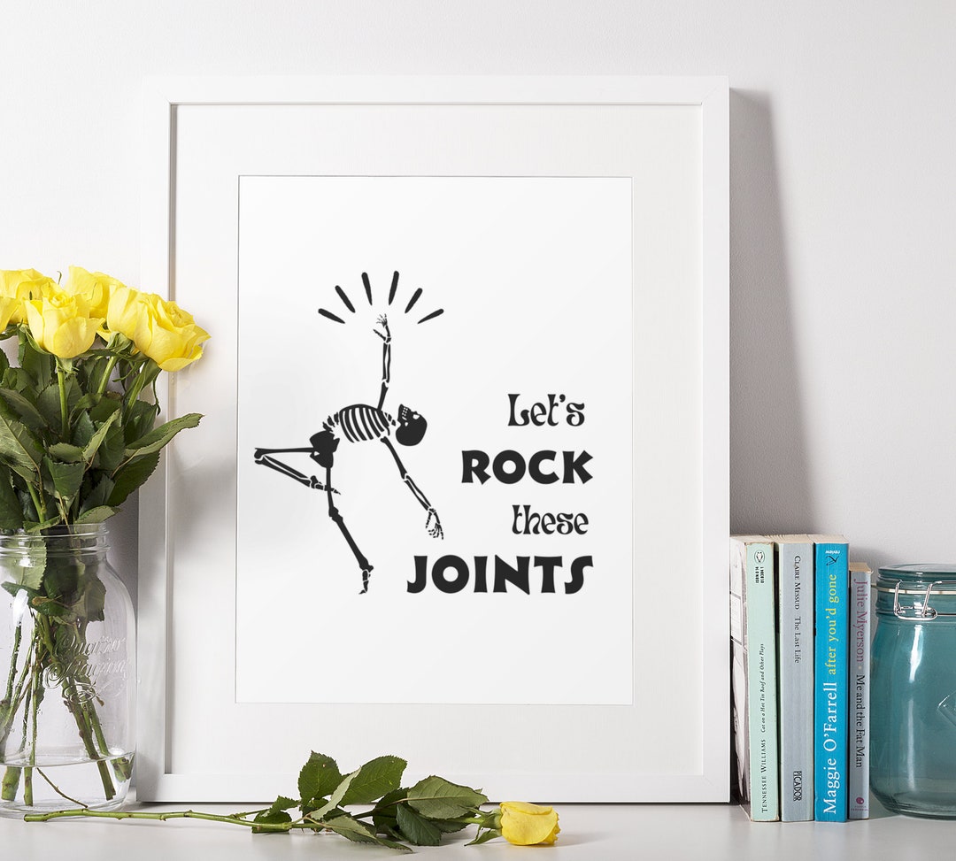 Funny Physiotherapist Wall Decor Digital Print, PT Photo Illustration ...