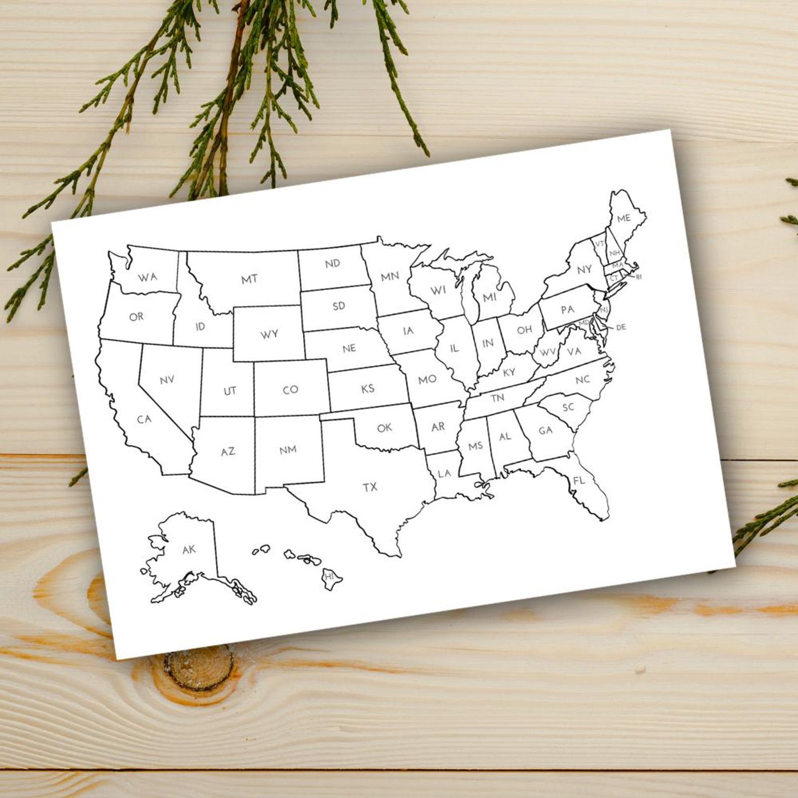 USA Map 4 Styles, Coloring, State Marker, Travel Marker, Roadtrip Plan ...