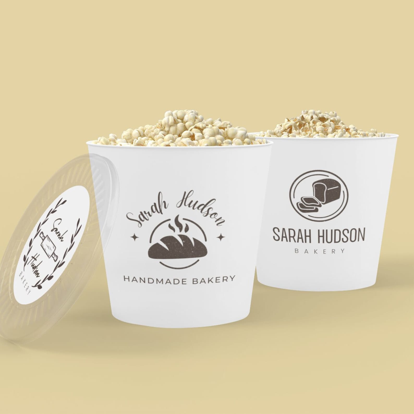 Custom Bakery Logo, Canva 6 Editable Cake Shop Logos, Modern Bakery ...