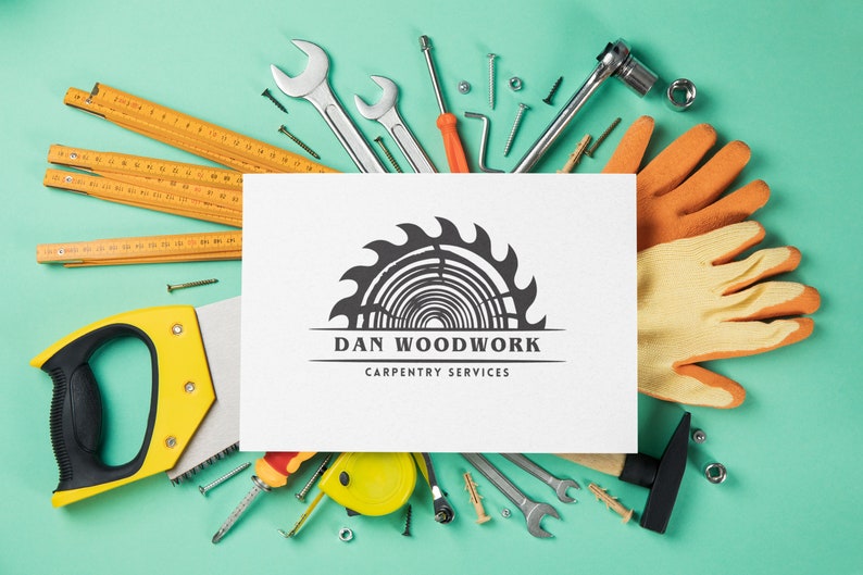 Carpenter Logo Canva 6 Editable Carpenter Tool Logo Svg, Repairman Svg ...