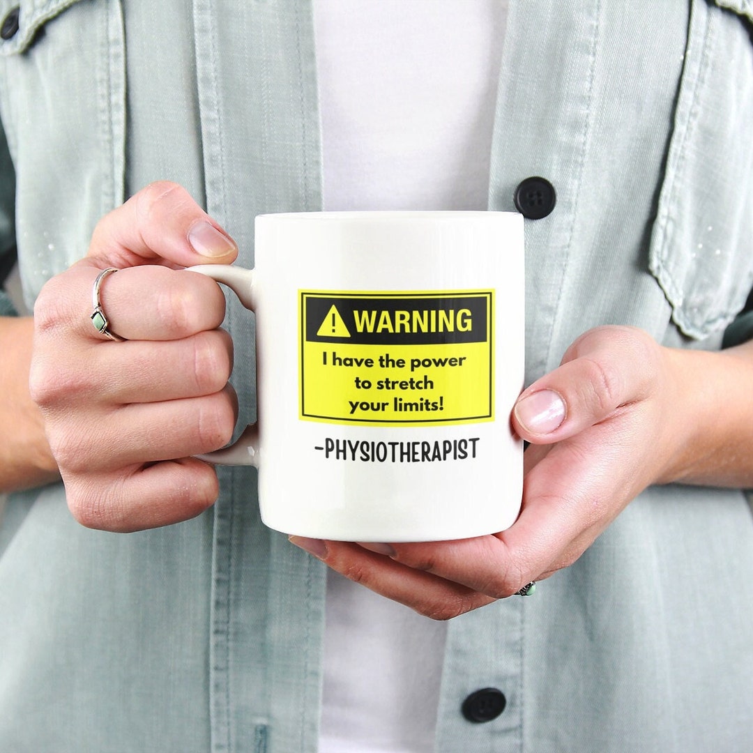 Physiotherapist Coffee Mug Funny Warning, Funny PT Coffee Mug, Physical ...