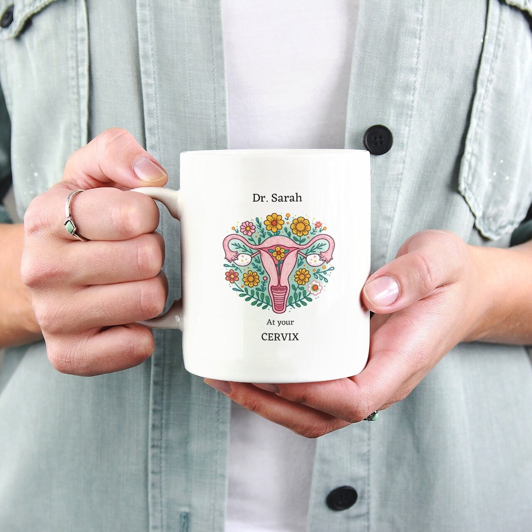 Personalized Obgyn Coffee Mug at Your Cervix Baby Doctor Gift Funny ...