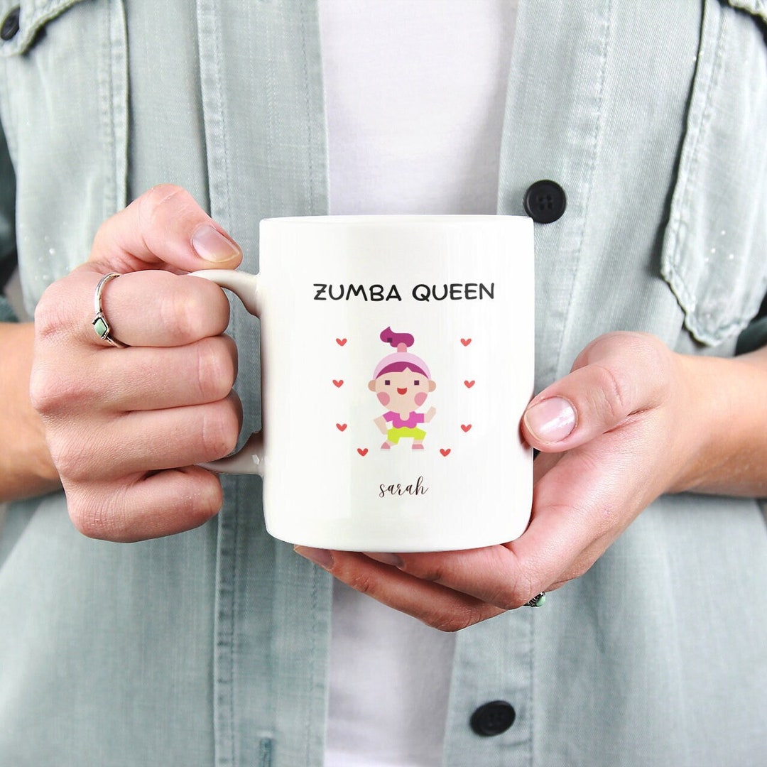 Zumba Queen Cute Gift Coffee Mug for Zumba Dancer, Zumba Lover Gift for ...
