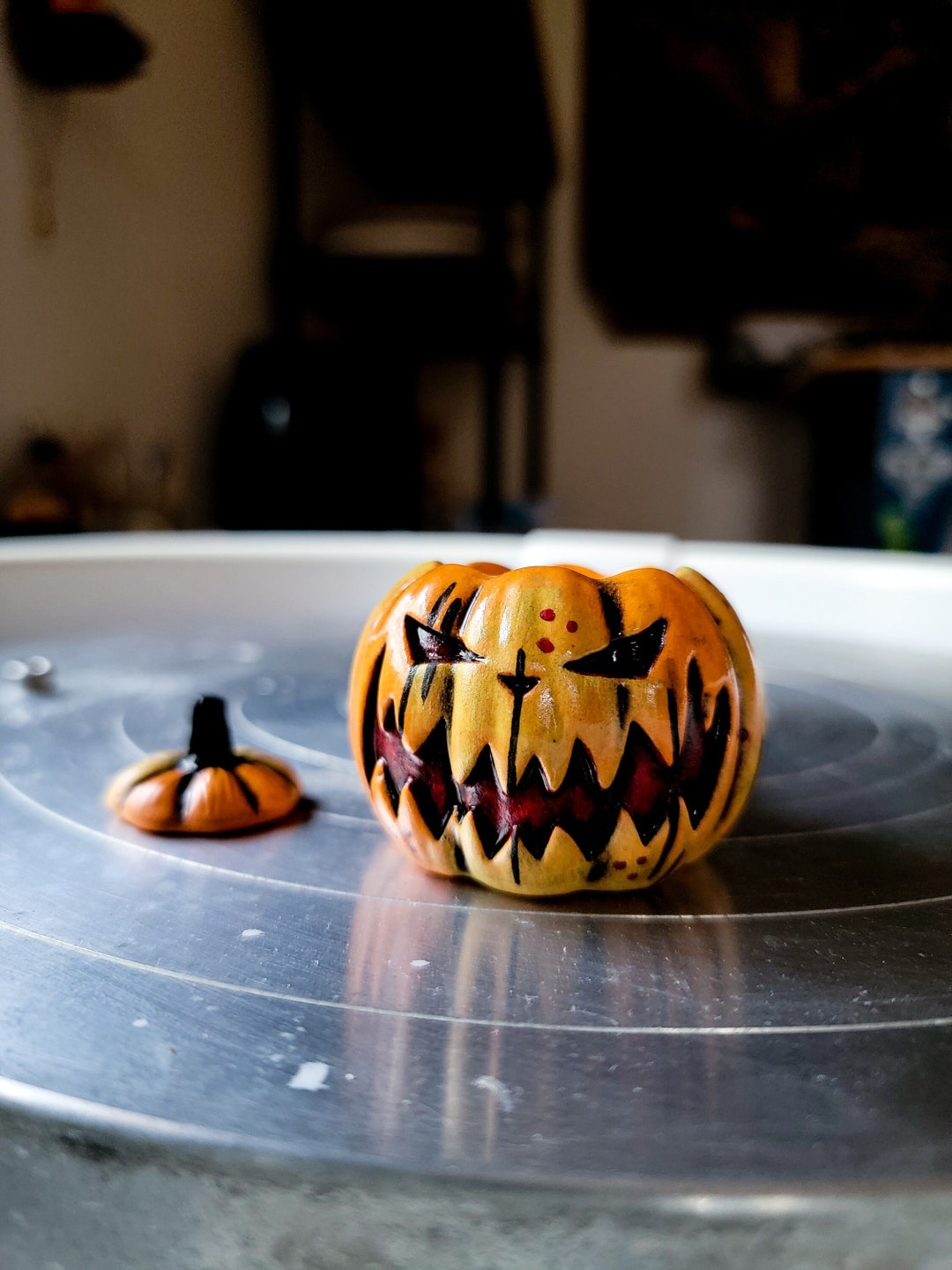 Dotted Stripped Pumpkin Pipe, Halloween, Pipe, Bowl - Etsy
