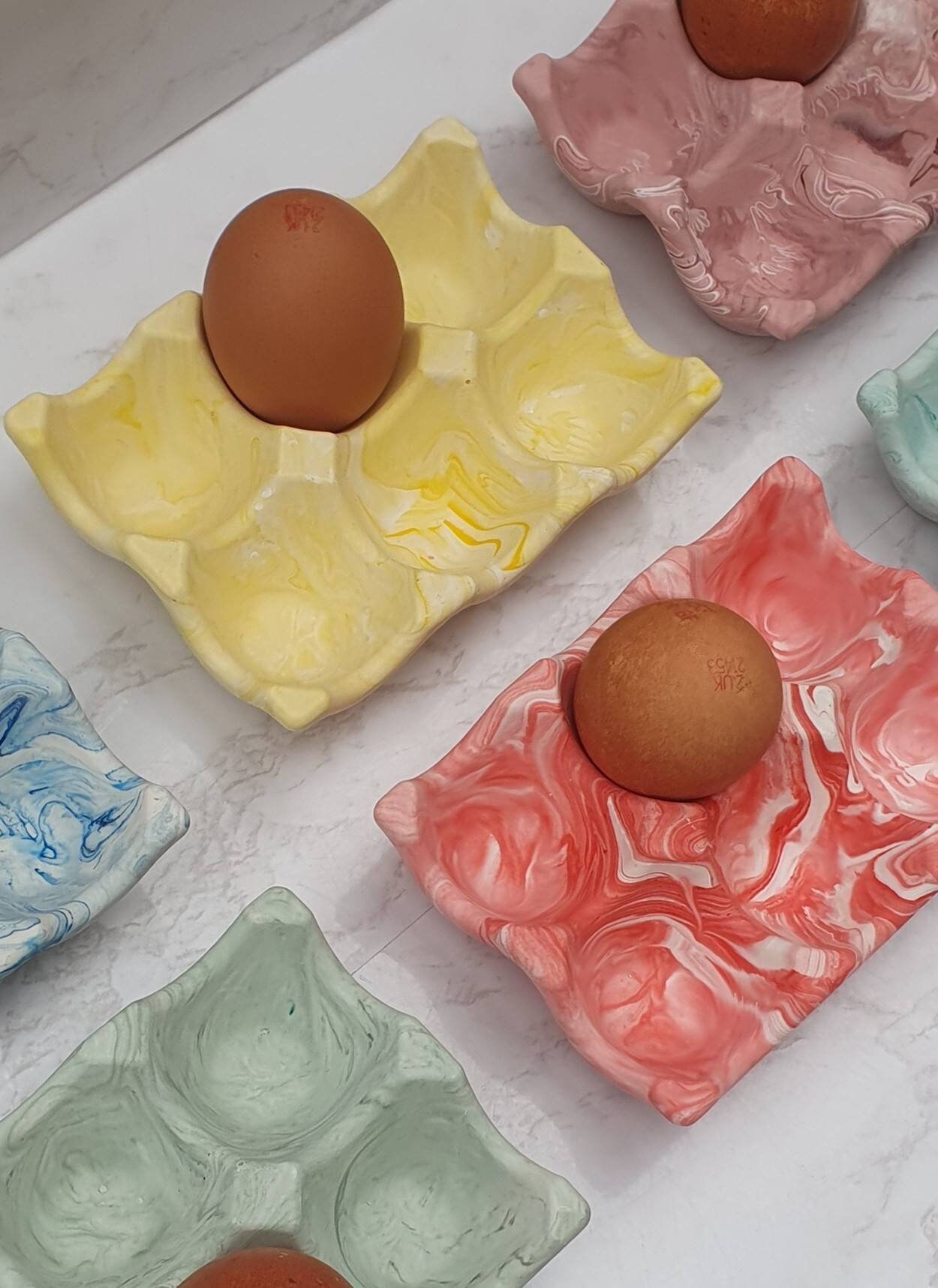 Jesmonite Egg Holder/ Egg Stand/countertop Egg Storage/egg - Etsy UK