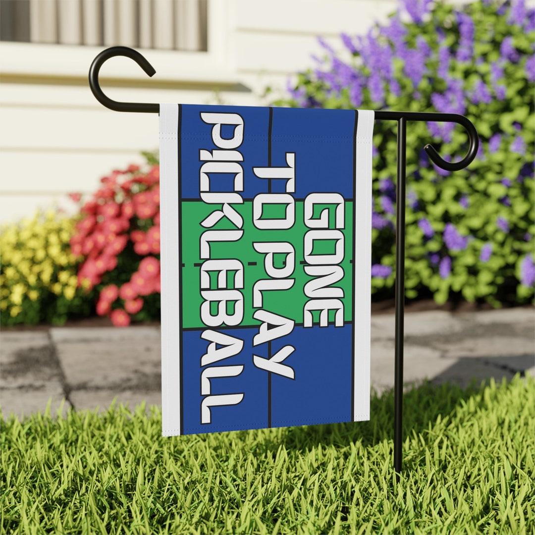 Pickleball Gift for Pickleball Player Pickleball Flag for Garden Funny ...