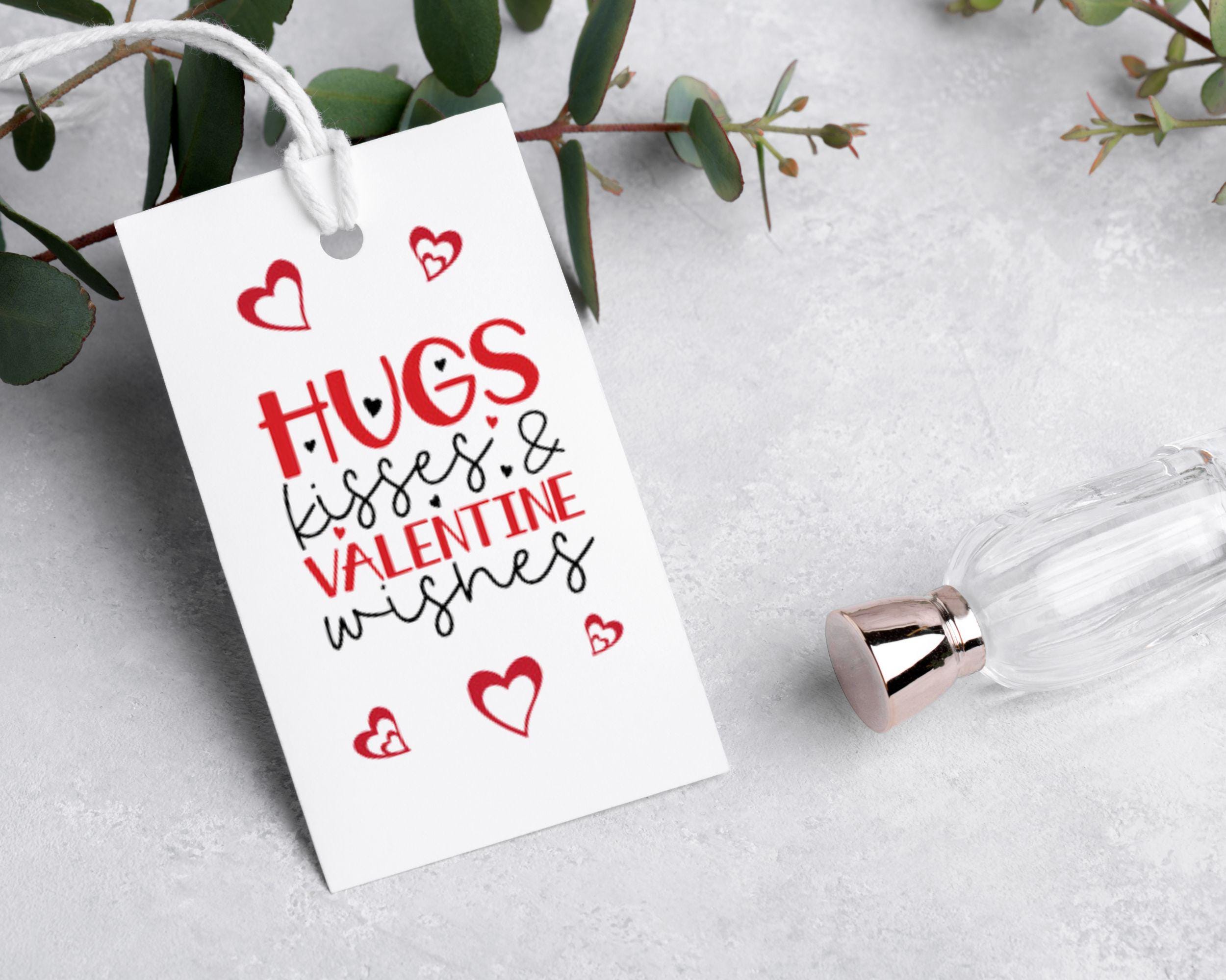 Printable Valentine Gift Tags, Treat Tags, Happy Valentine's Day ...