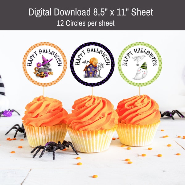 Ghost Spider Cupcake Topper Printable - Etsy