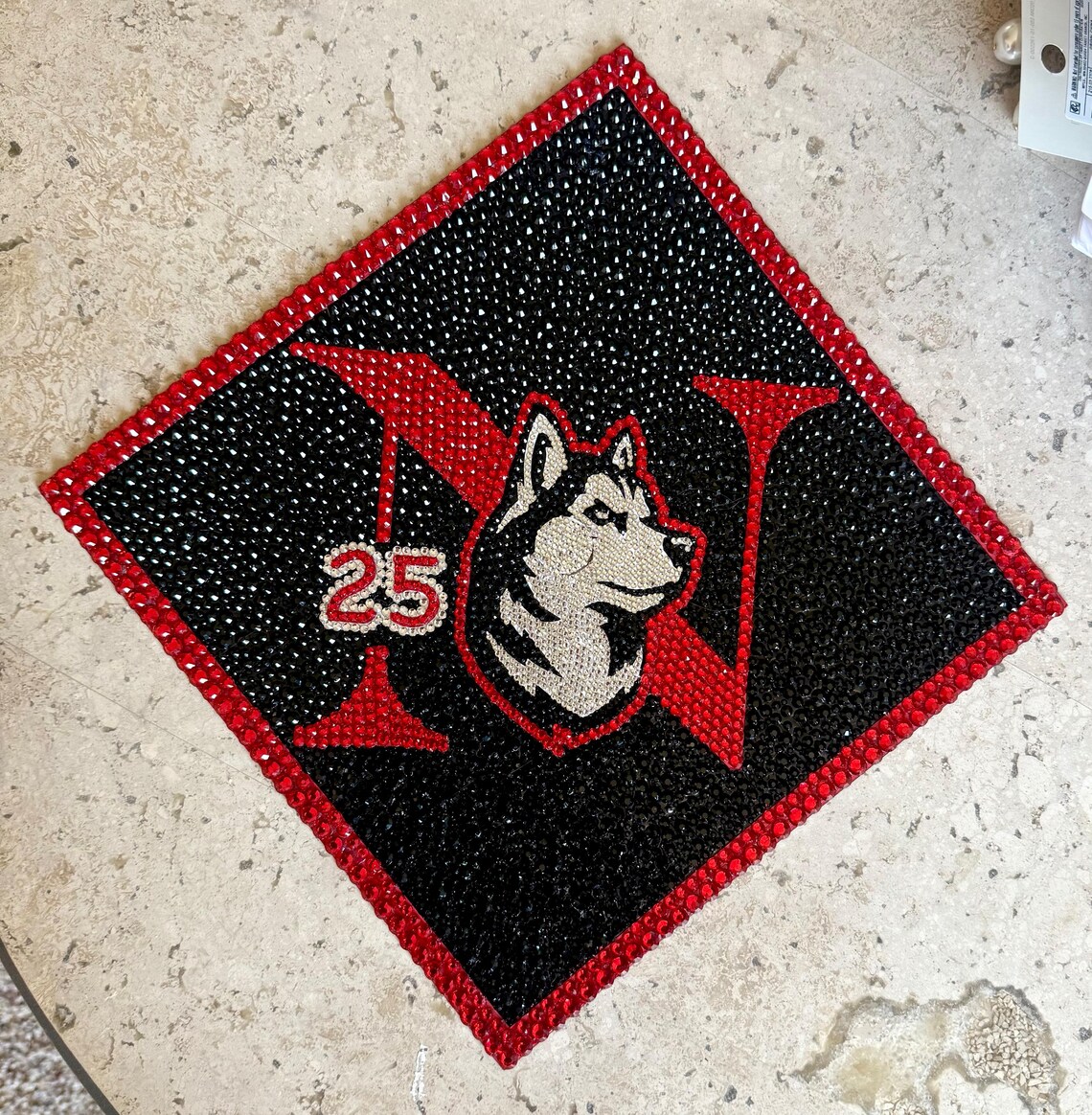 Rhinestone Graduation Cap Topper - Etsy