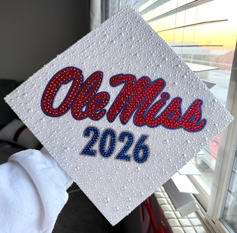 Rhinestone Graduation Cap Topper - Etsy