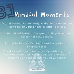 Mindful Moments Cards Positive Printable Affirmations Card Motivation ...