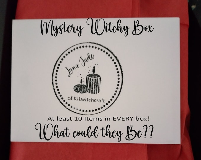 Witchy Mystery Box Full of Witchcraft Supplies, Intention and ...