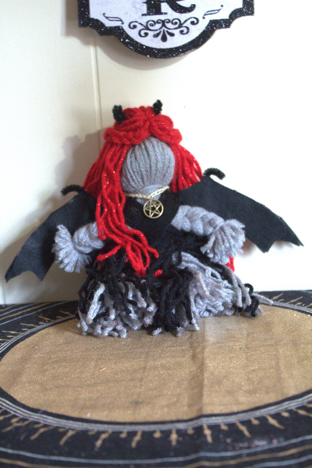 Goddess Lilith Yarn Doll/ Pagan Goddess Lilith Doll/ Goddess - Etsy
