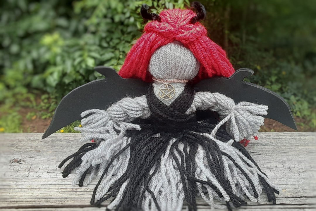Goddess Lilith Yarn Doll, Pagan Goddess Lilith Doll, Goddess Lilith ...
